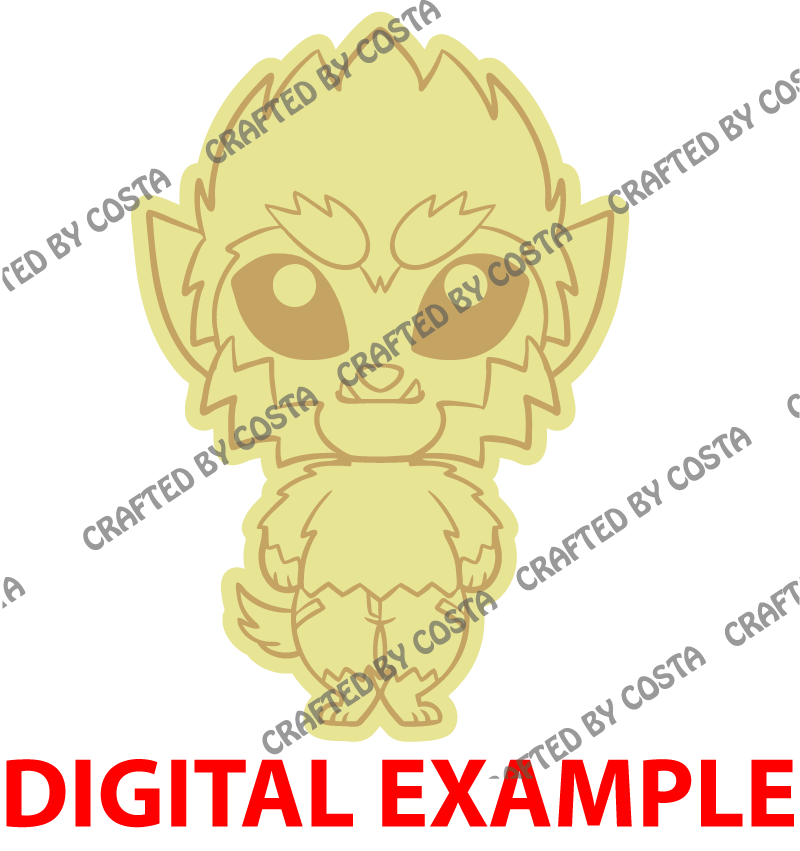Crypt Chibi Wolfman – Crafted By Costa