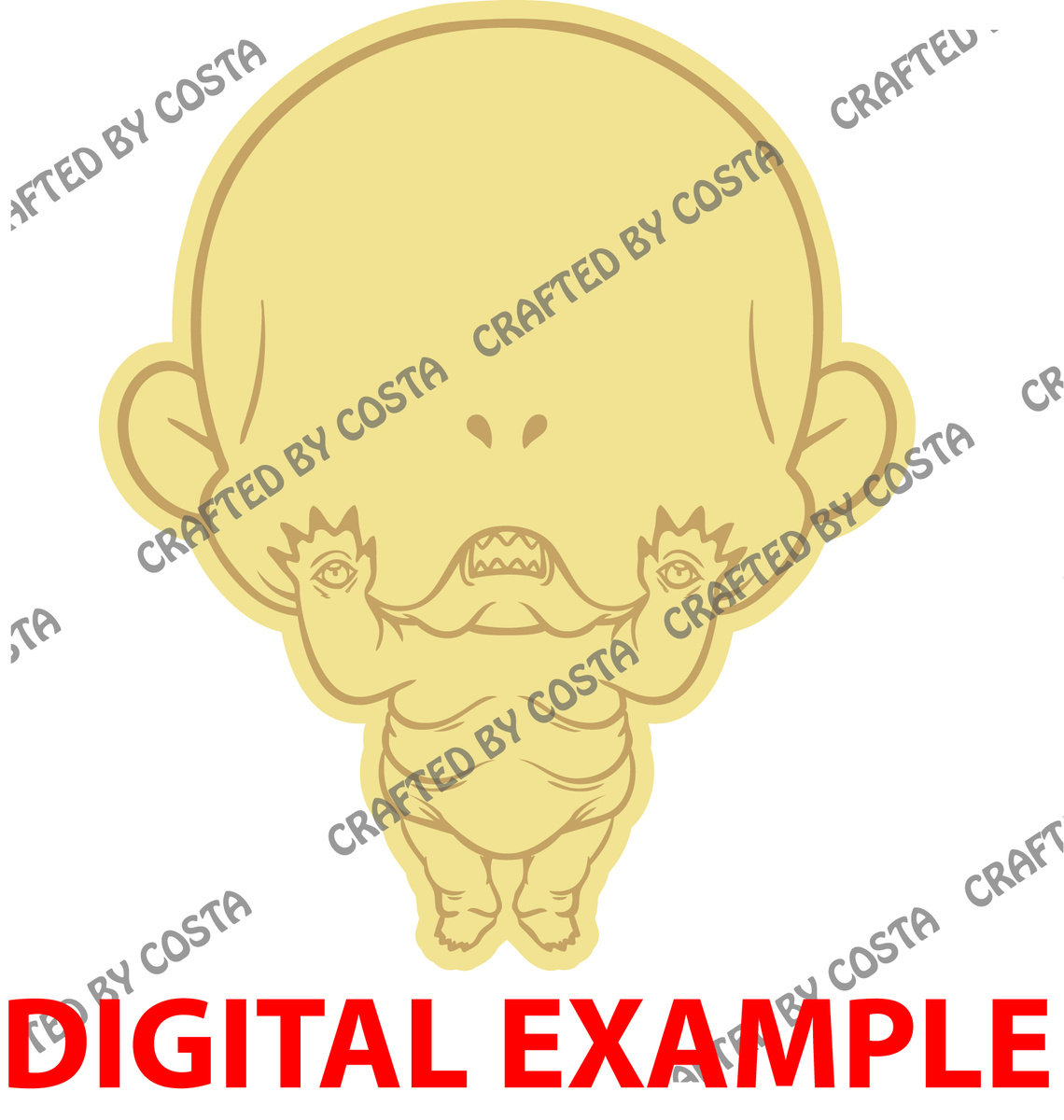 Chibi Horror Pale Man 2 – Crafted By Costa