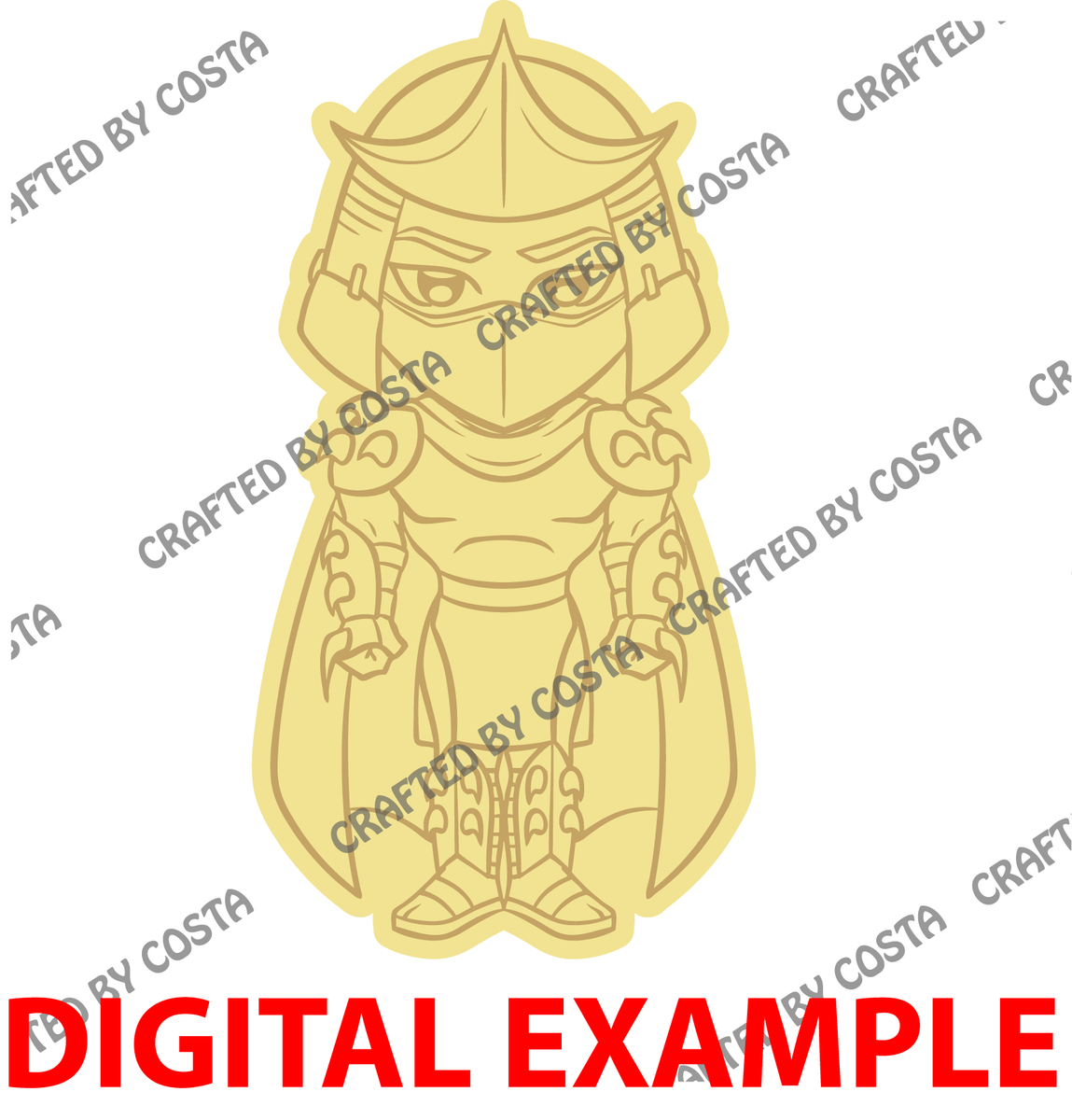 Chibi TMNT Shredder – Crafted By Costa